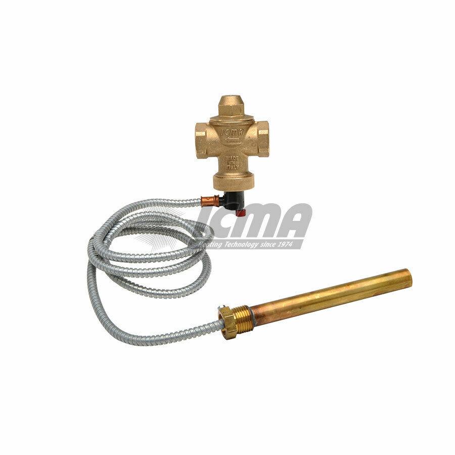 Valvola scarico termico ICMA 3/4 per termostufe e termocamini 605