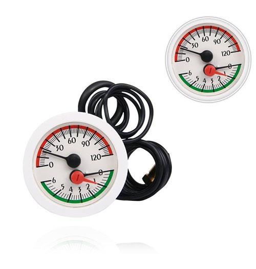 Termoidrometro 0-6 bar 0-120°C Ø 51 39802620 ex 36400740 Ferroli